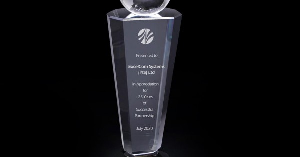 Axis Global Crystal Trophy